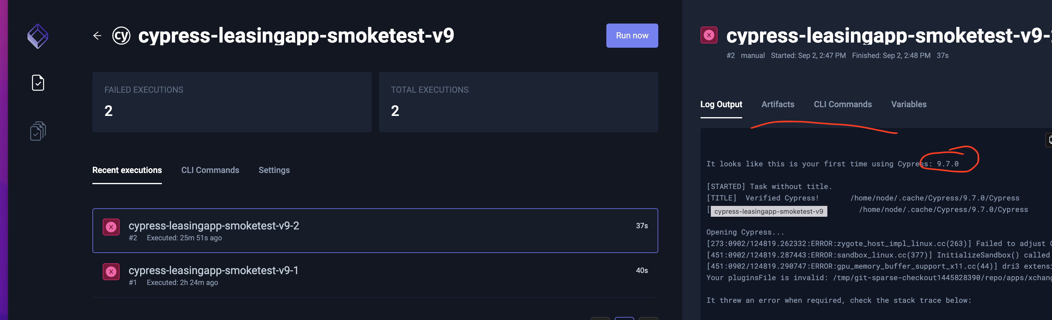Make It Possible To Explicitly Set The Cypress Version That Is Being Used By Testkube With The