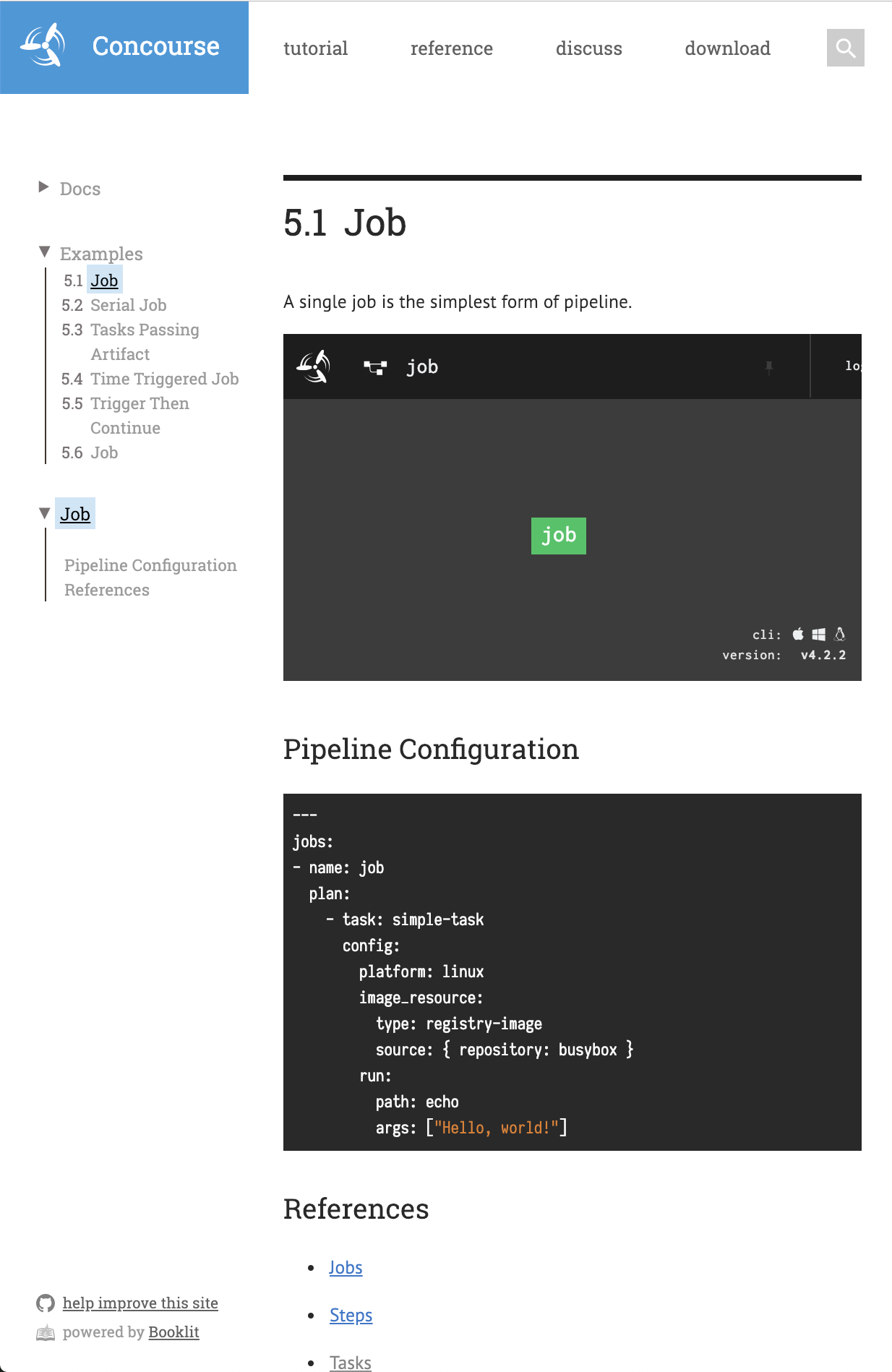 Live Example Pipelines Embedded in Docs · Issue #2898 · concourse/concourse · GitHub