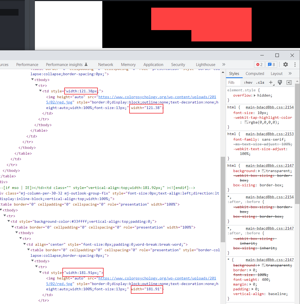 [Question] width lost it's float part when it's placed in · Issue #2566 · mjmlio/mjml · GitHub