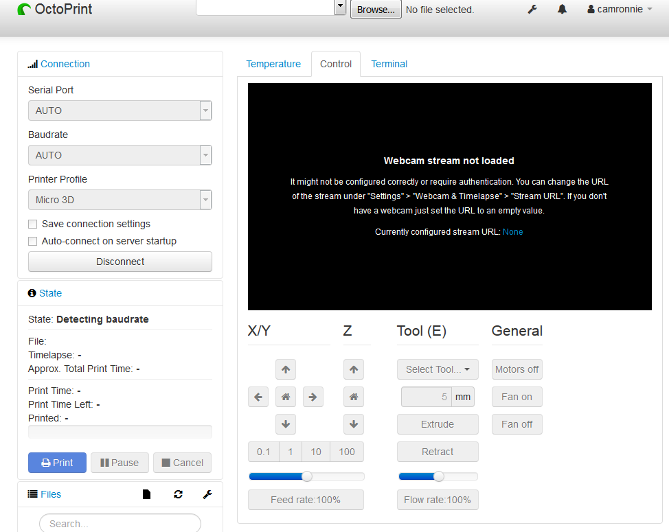 Update Issue 1.3.5 -> 1.3.6 - Missing Functions? · Issue #2306 · OctoPrint/OctoPrint · GitHub