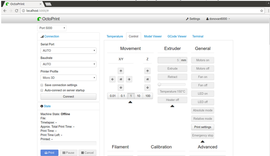 Update Issue 1.3.5 -> 1.3.6 - Missing Functions? · Issue #2306 · OctoPrint/OctoPrint · GitHub