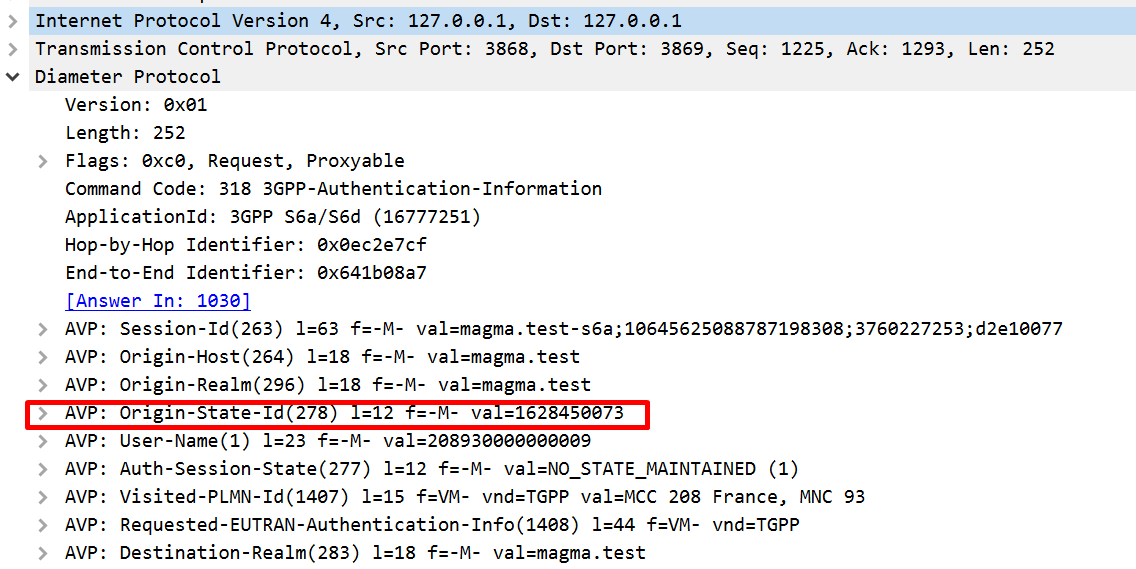 [feg] Magma doesn't follow diameter RFC causing AIR\AIA to fail of ...