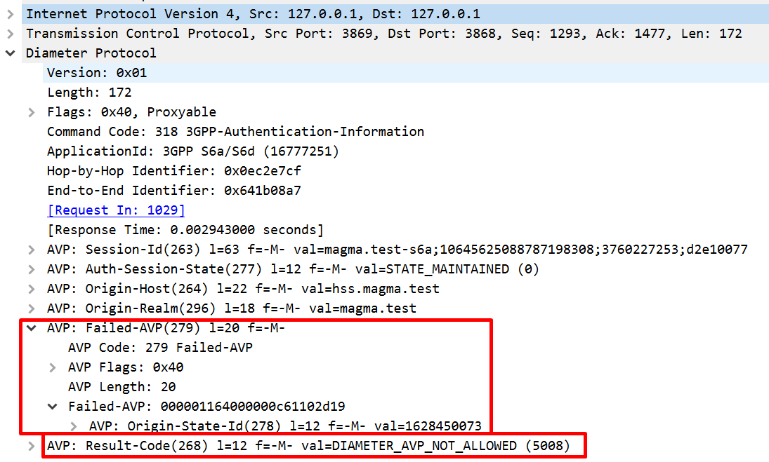 [feg] Magma doesn't follow diameter RFC causing AIR\AIA to fail of ...