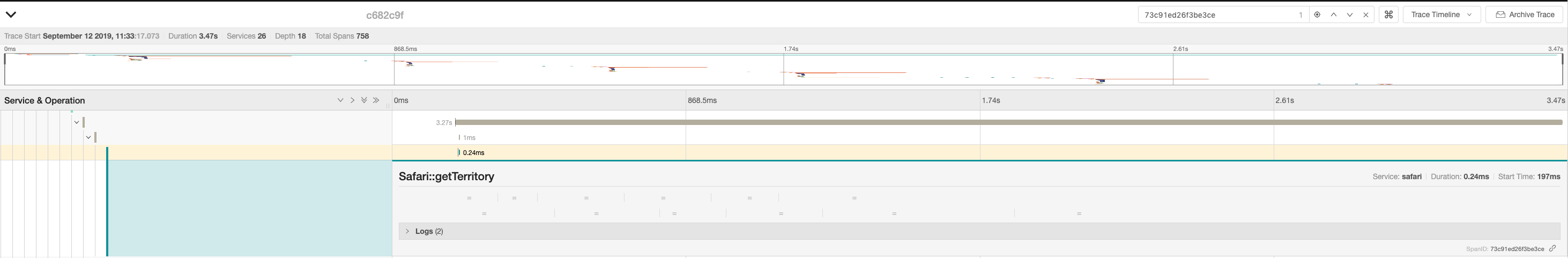 Enable search for particular span given the span ID · Issue #400 · jaegertracing/jaeger-ui · GitHub