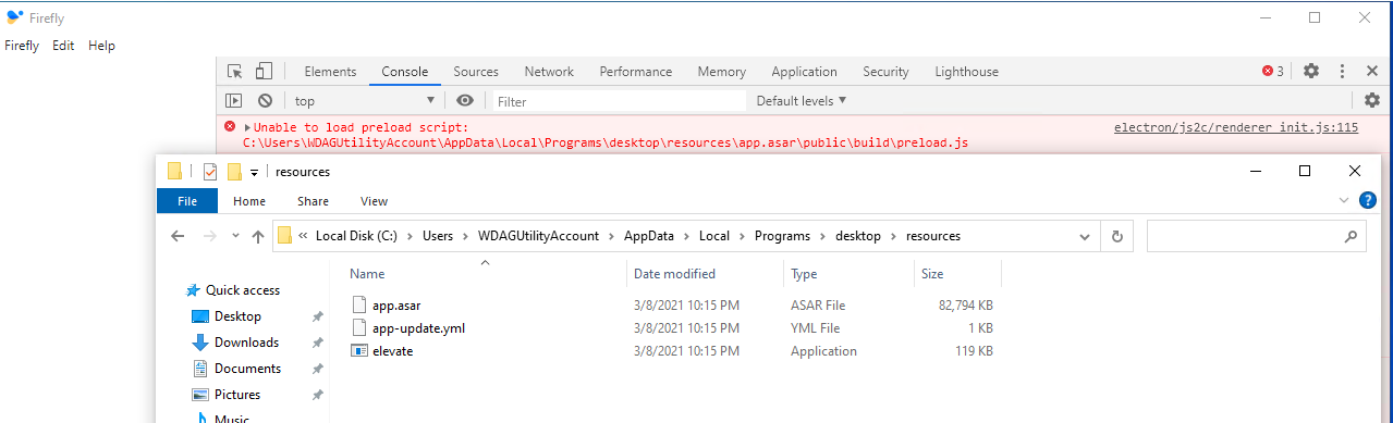 [Windows10] Firefly dont work in Windows 10 Sandbox · Issue #386 · iotaledger/firefly · GitHub