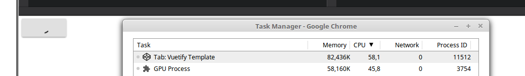 v-btn loader CPU usage · Issue #785 · vuetifyjs/vuetify · GitHub