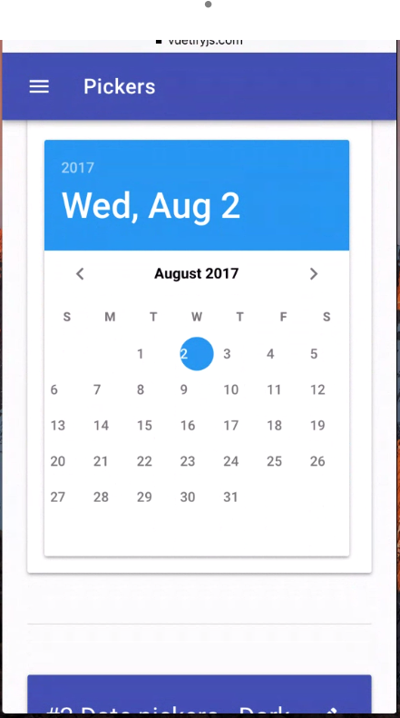 Datepicker day circle not centered on iOS 10.3 · Issue #1214 · vuetifyjs/vuetify · GitHub