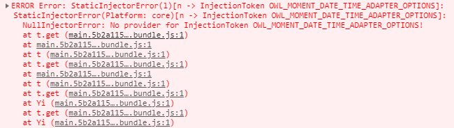 Getting Injection Error · Issue 469 · Danielykpandate Time Picker · Github