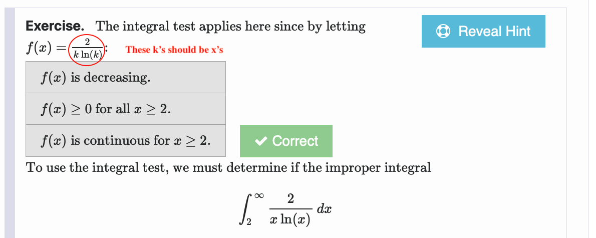 Typo in exercise #7, Integral Test · Issue #536 · mooculus/calculus ...