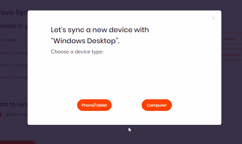 Sync `add device` and `view sync code` duplicate functionality · Issue ...