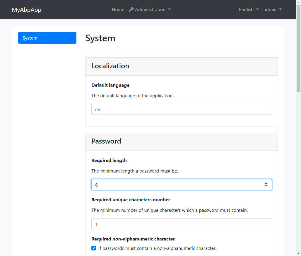 Contribute an ABP setting management UI module · Issue #2283 · abpframework/abp · GitHub