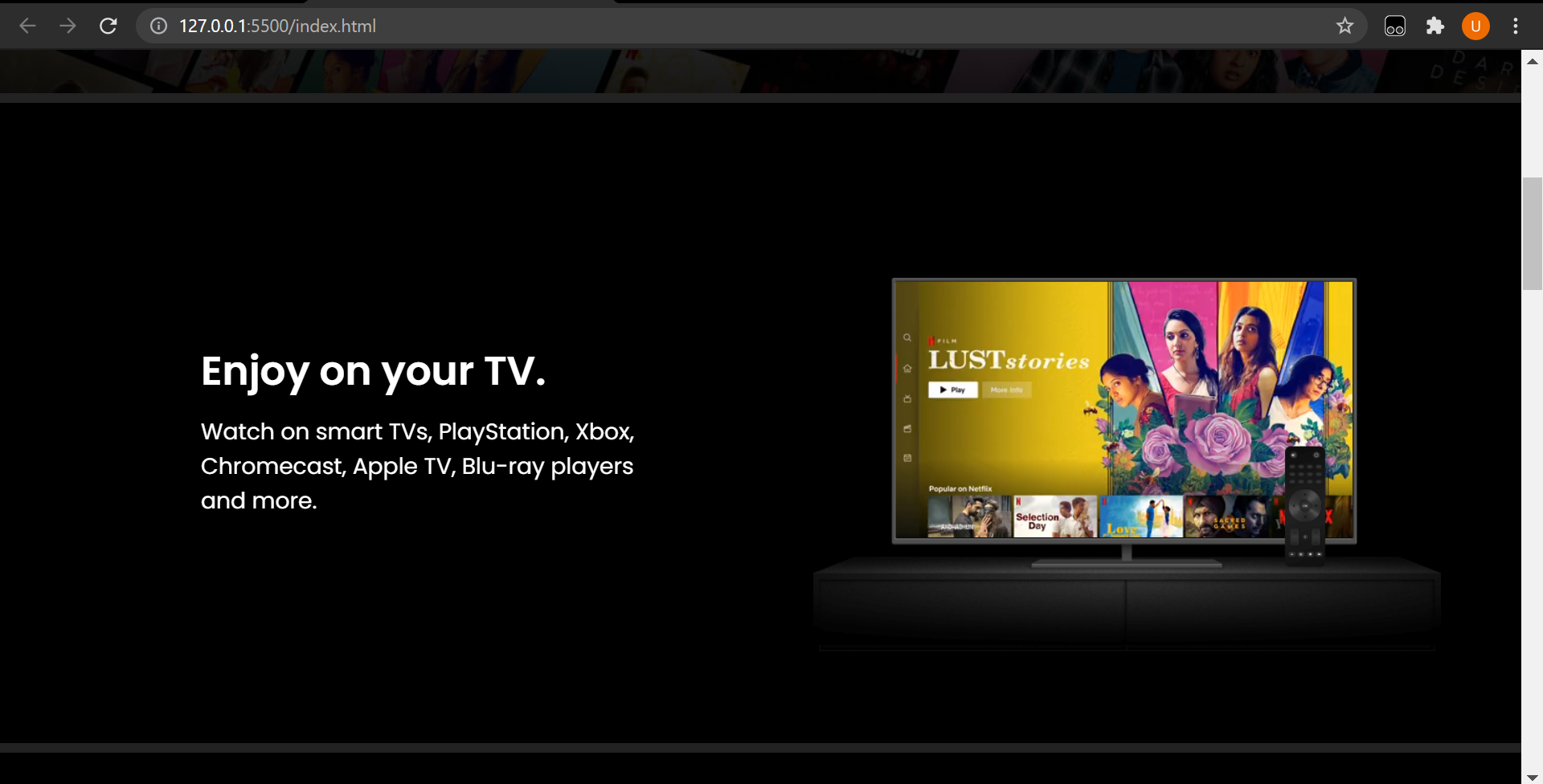 GitHub - uttarabahad/NetflixClone