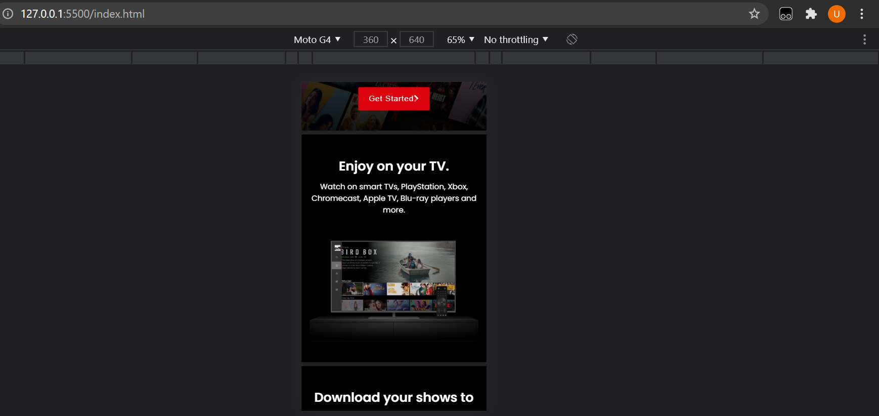 GitHub - uttarabahad/NetflixClone