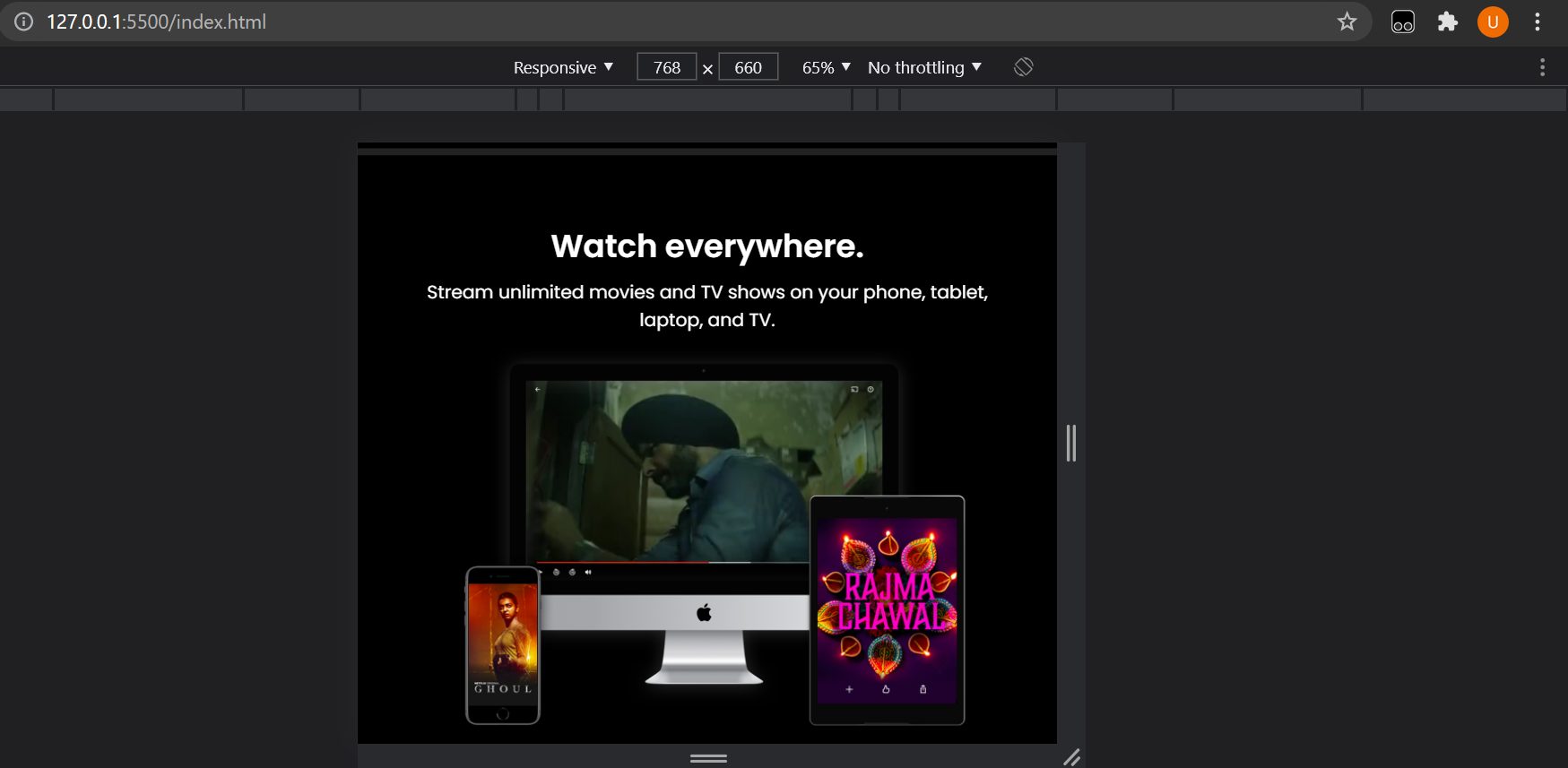 GitHub - uttarabahad/NetflixClone