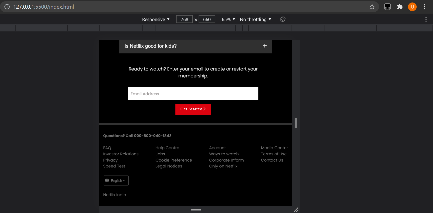 GitHub - uttarabahad/NetflixClone