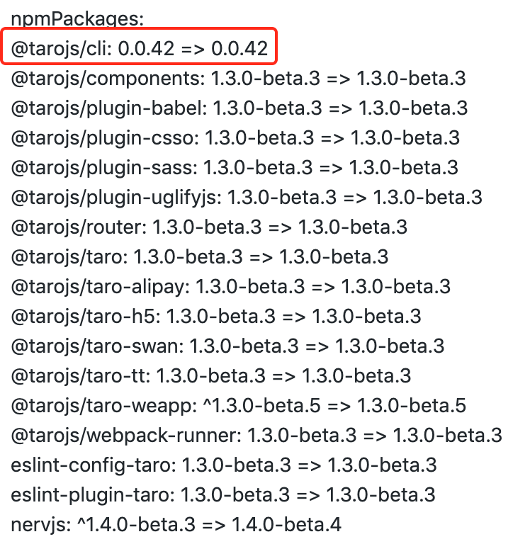 taro init的时候出现babel相关的报错 · Issue #3376 · NervJS/taro · GitHub