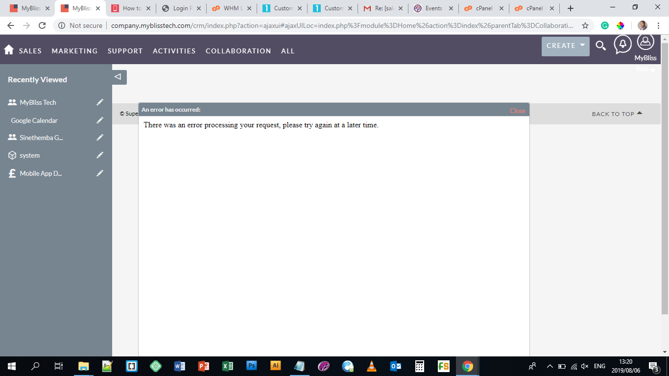 Dashboard Blank · Issue #7688 · salesagility/SuiteCRM · GitHub