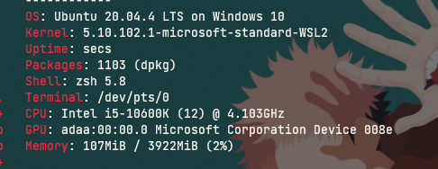 uptime_shorthand=off; doesn't display secs (Linux) · Issue #1422 · dylanaraps/neofetch · GitHub