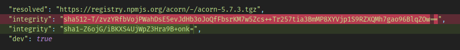 [BUG] `npm install` changes `integrity` hashes back to SHA1 in package-lock.json · Issue #450 ...