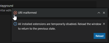 URI malformed · Issue #95241 · microsoft/vscode · GitHub