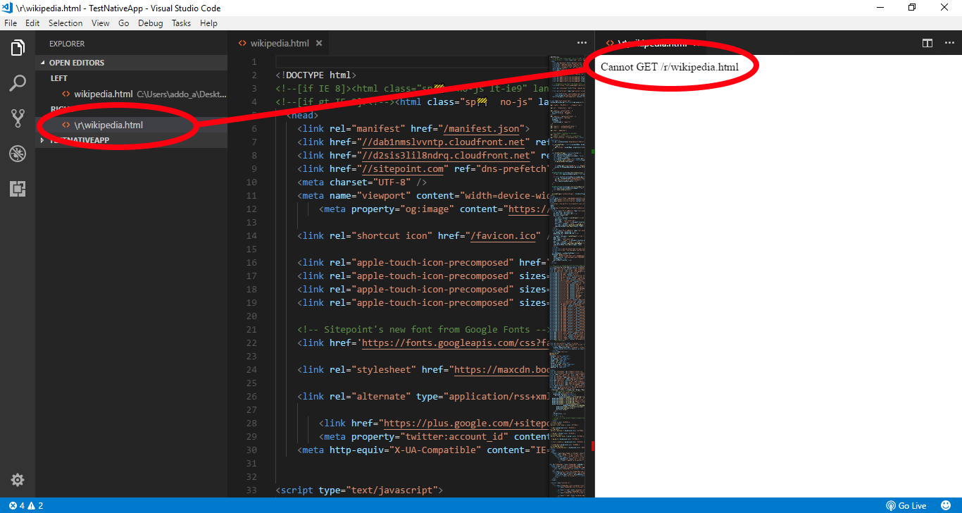 Confusion between \ and / for paths · Issue #7 · negokaz/vscode-live-server-preview · GitHub