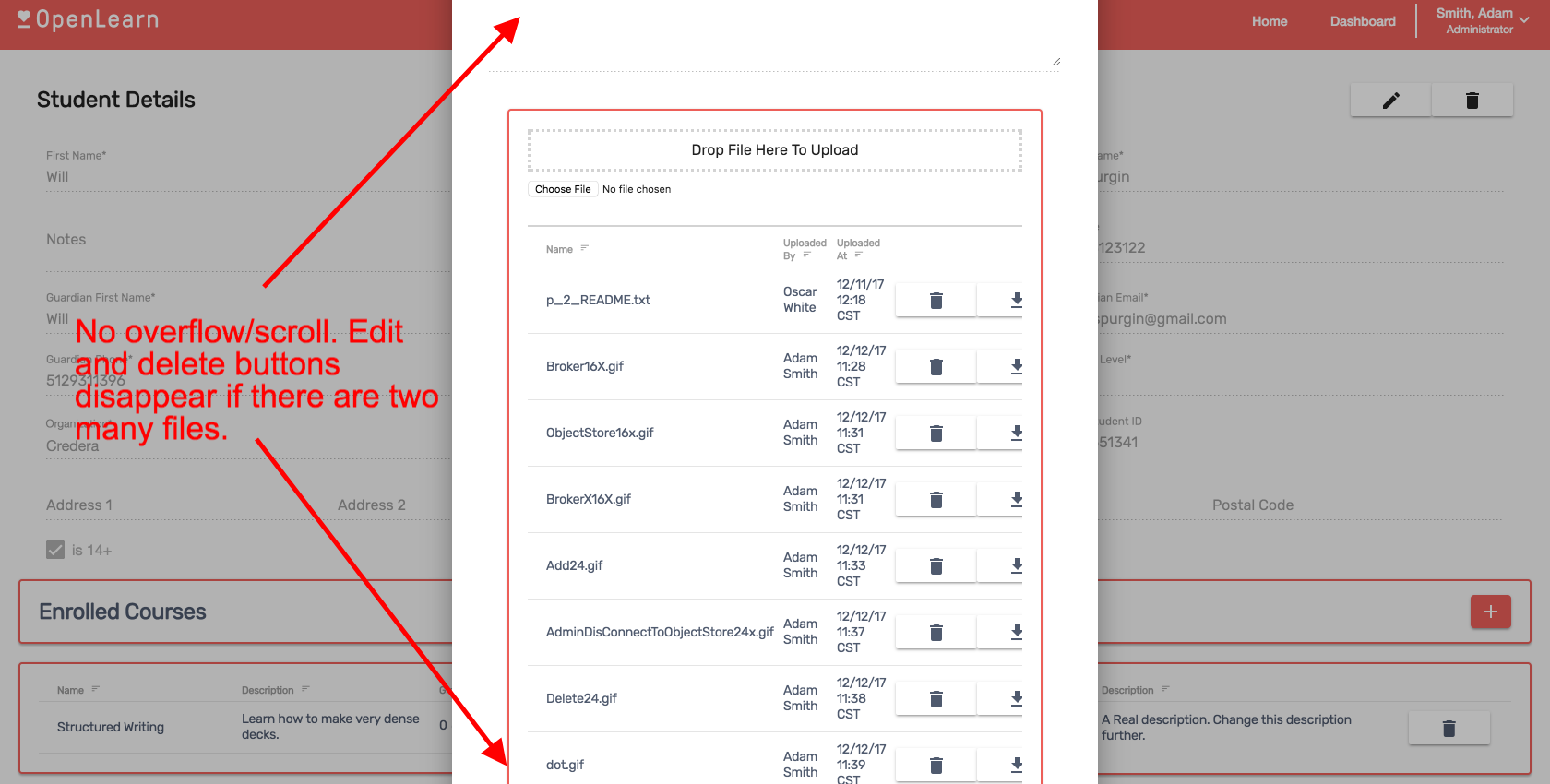 Adding too many files to the portfolio item modal causes modal to expand past window · Issue #93 ...