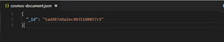 The input field of the document ID doesn't display when creating a document for one Mongo ...