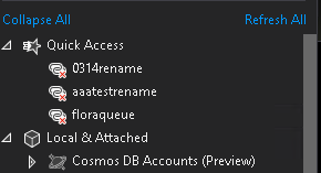 Broken Quick Access file share added from SAS attached account · Issue ...
