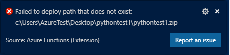Deploying a Python project to one function app occurs an error · Issue ...