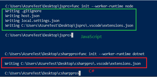 There misses three activities after creating a C# project with func cli · Issue #872 · microsoft ...
