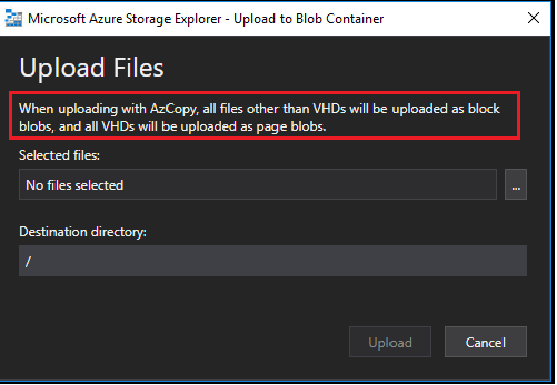 Remove the descriptions on Upload dialog for ADLS Gen2 accounts · Issue #1086 · microsoft ...