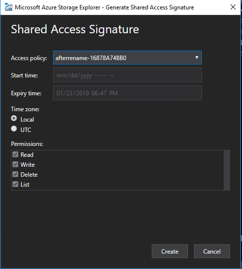 No default Start time and Expiry time display on 'Access Policies' dialog · Issue #1085 ...