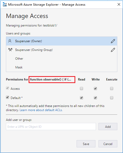 Show a confused code next to the 'Permission for...' on 'Manage Access' dialog · Issue #1141 ...