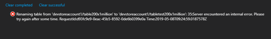 Fail to rename local (Emulator) blob container which contains multiple blobs · Issue #1357 ...