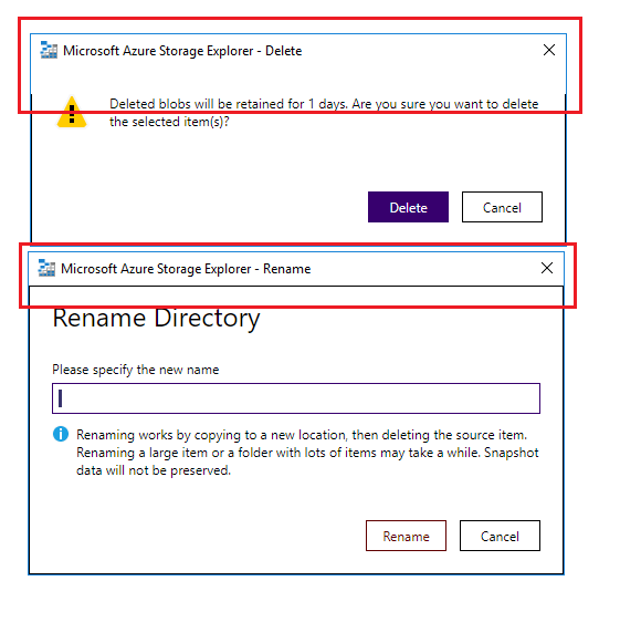 'Delete blob' dialog displays unfriendly · Issue #519 · microsoft/AzureStorageExplorer · GitHub
