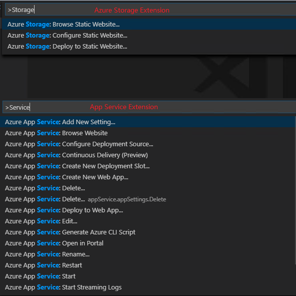 [Suggestion]Add more commands for Azure Storage extension · Issue #221 · microsoft/vscode ...