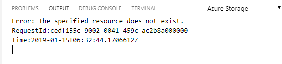No error pops up after deleting a non-existing blob container/file share/queue · Issue #279 ...