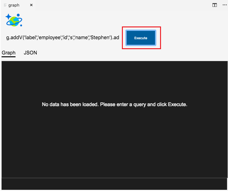 'Execute' button doesn't work in Graph Explorer · Issue #1043 · microsoft/vscode-cosmosdb · GitHub