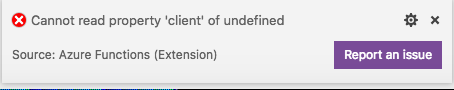 Pop up an error when executing "Connect to a GitHub Repository ...