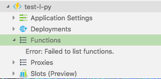Fail to list the function URL after deploying a Python project to Linux ...