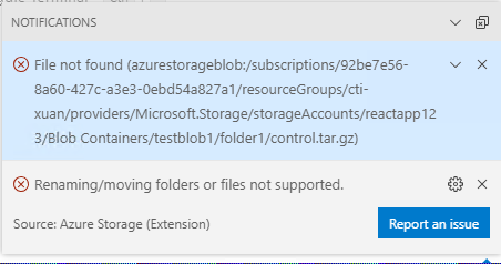 Pop up an extra "File not found" error when moving a file to a folder ...