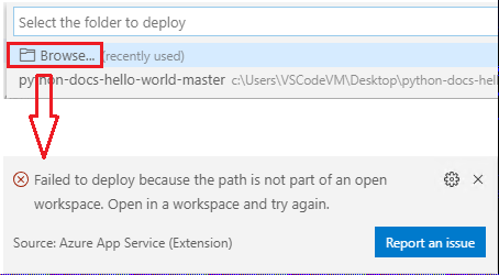[Suggestion]Add a button to open the target project folder in the deploying error notification ...
