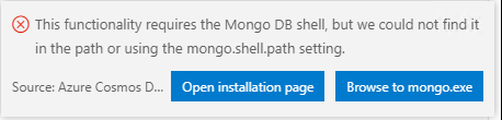 Pop up an error after selecting "Open installation page" · Issue #1218 · microsoft/vscode ...