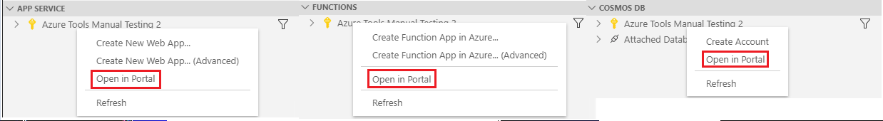 [Suggestion]Add "Open in Portal" for applied subscriptions · Issue #491 · microsoft/vscode ...