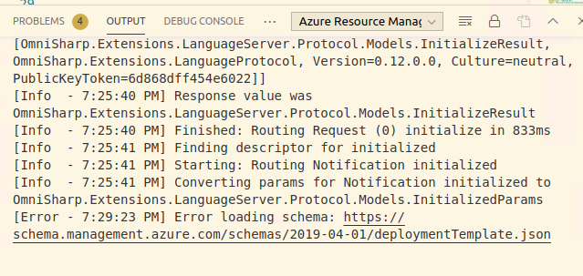 Display a loading schema error after running "Reload Cached Schemas" without network connection ...