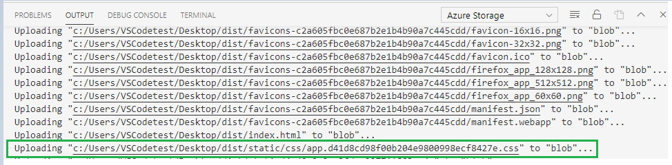 Display an error when uploading a project to a file share · Issue #658 · microsoft/vscode ...