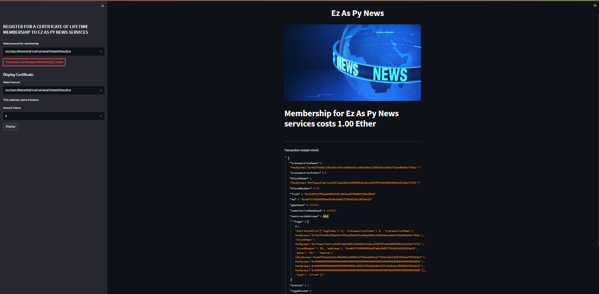 GitHub - AdamCooke22/tokenized_news_dashboard