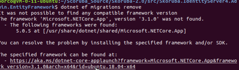 Issues on Ubuntu 18.04 on SDKs target & Project Reference · Issue #810 · skoruba/IdentityServer4 ...