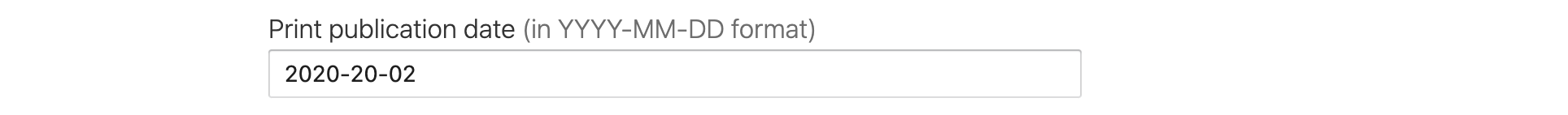 date validation for metadata fields · Issue #1625 · pubpub/pubpub · GitHub
