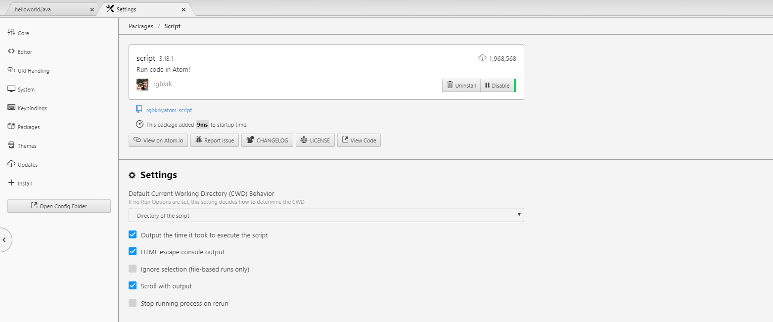Java - Cannot find file · Issue #1139 · atom-community/atom-script · GitHub